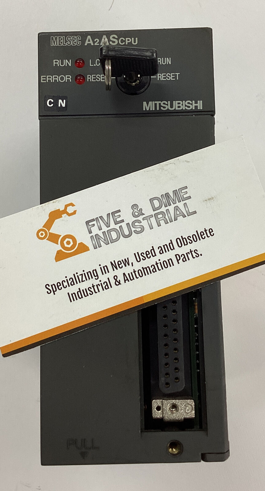 Mitsubishi A2ASCPU CPU PLC, 14k Step Processor w/ Key | Five and Dime Industrial LLC