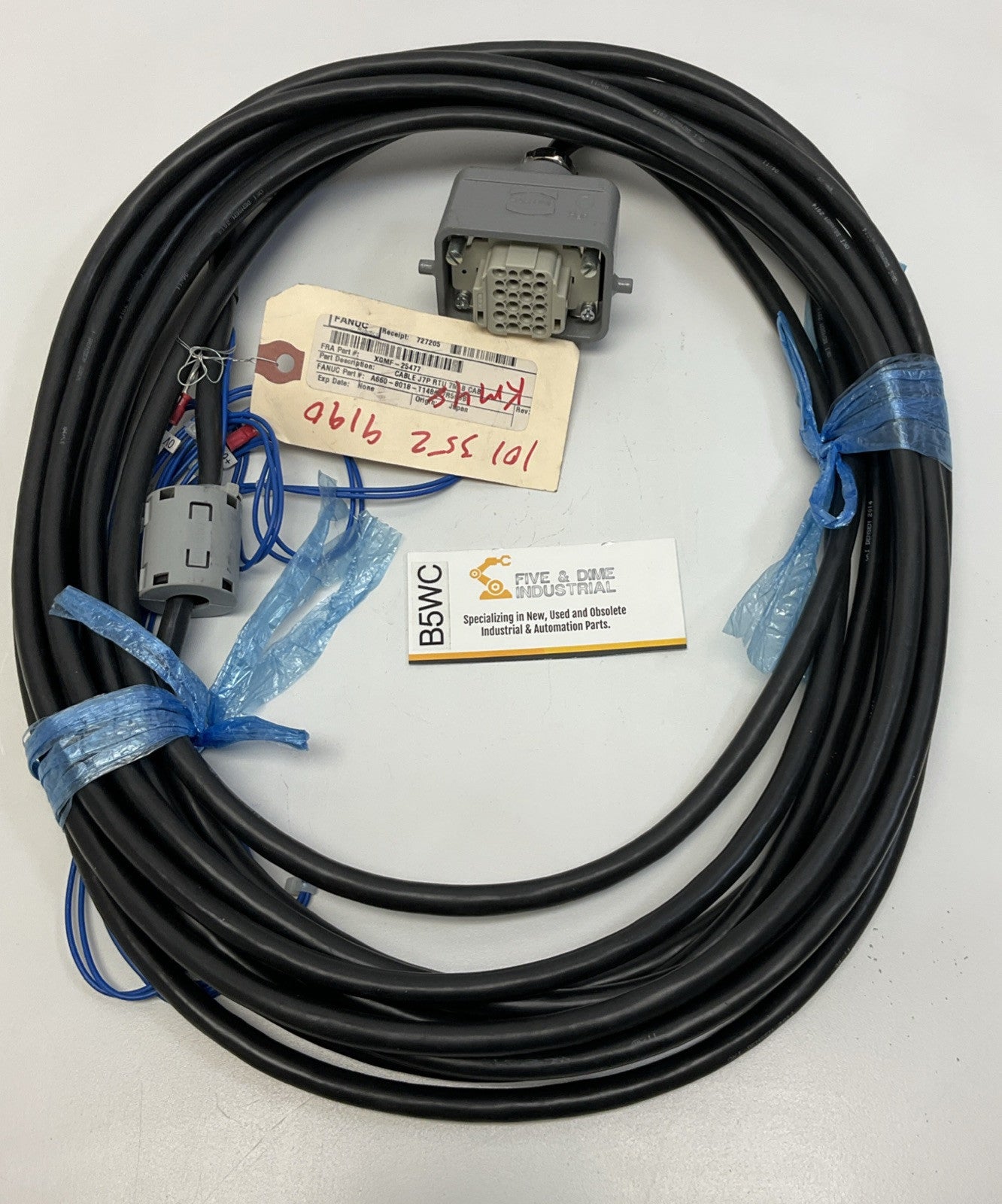 Fanuc A660-8018-T148 #L7R503B J7P RTU Cable 7M | Five and Dime Industrial LLC