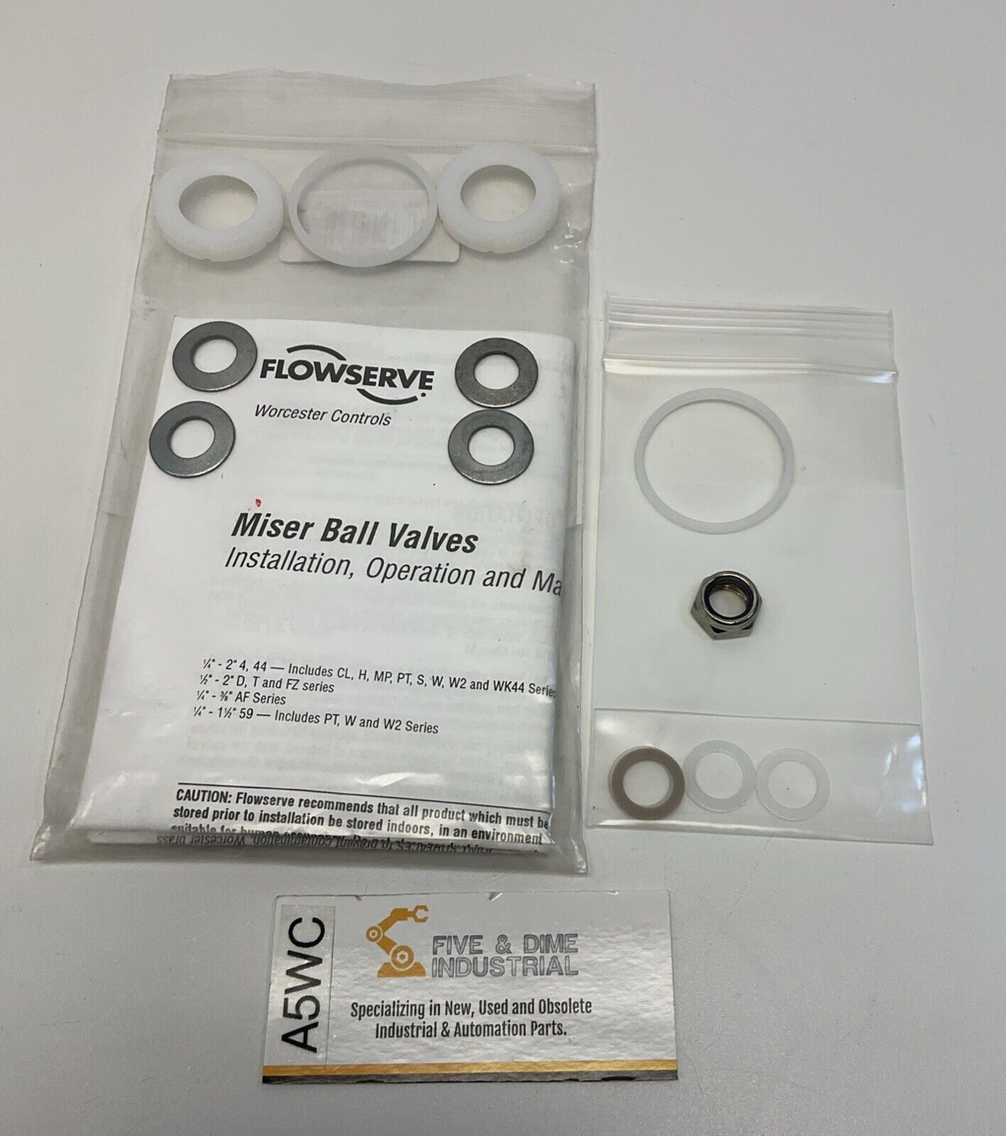 Flowserve Miser Ball Valve Maintenance Kit 10-RK44 | Five and Dime ...