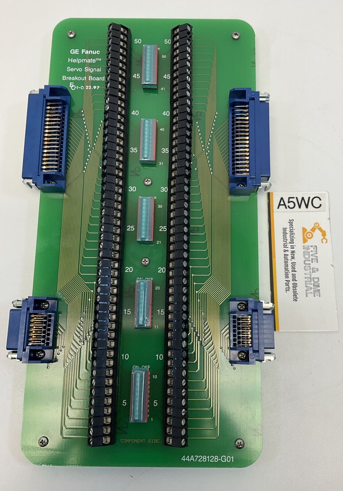 Fanuc 44A728128-G01 Helpmate Servo Signal Breakout Box | Five and Dime ...