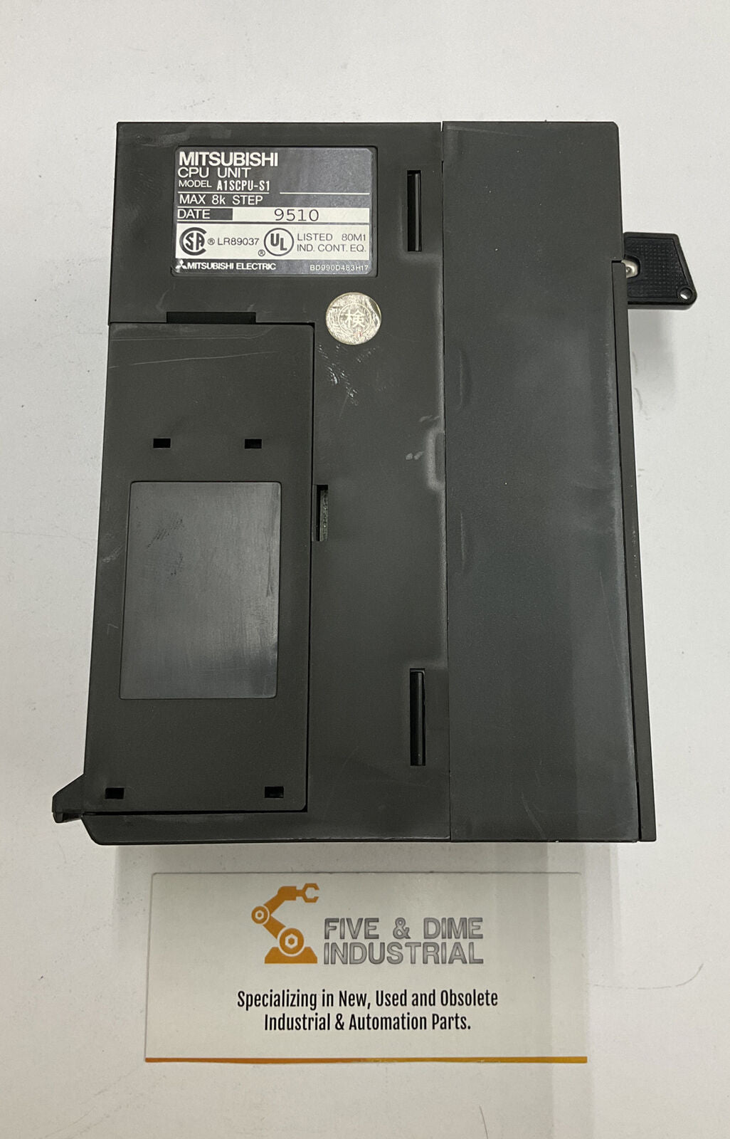 Mitsubishi A1SCPU-S1 CPU PLC, 8k Step Processor w/ Key | Five and Dime ...