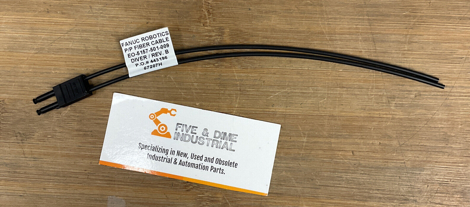 Fanuc EO-5157-501-009 Fiber Optic Cable | Five and Dime Industrial LLC
