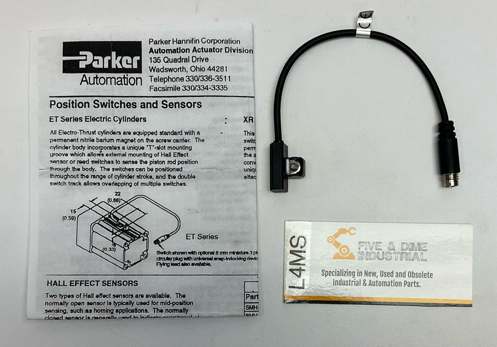 Parker SMC-1NC Hall Effect Position Sensor Switch 6-30 VDC | Five and ...