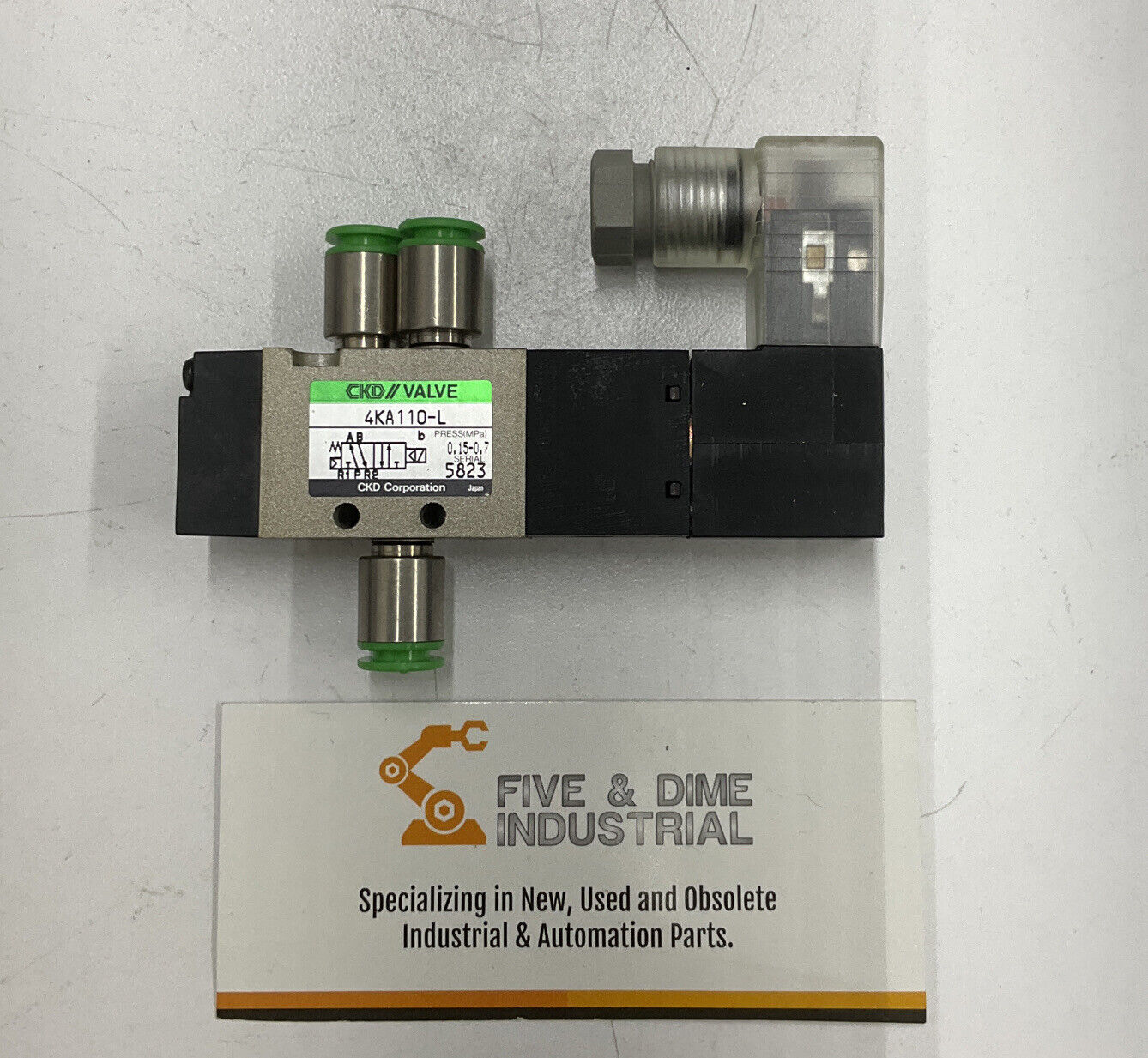 CKD Solenoid Valve 4KA110-GS6-L-DC24V | Five and Dime Industrial LLC